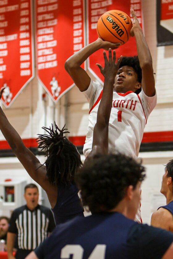North Fort Myers Red Knights vs Oasis Sharks boys basketball | Photo ...